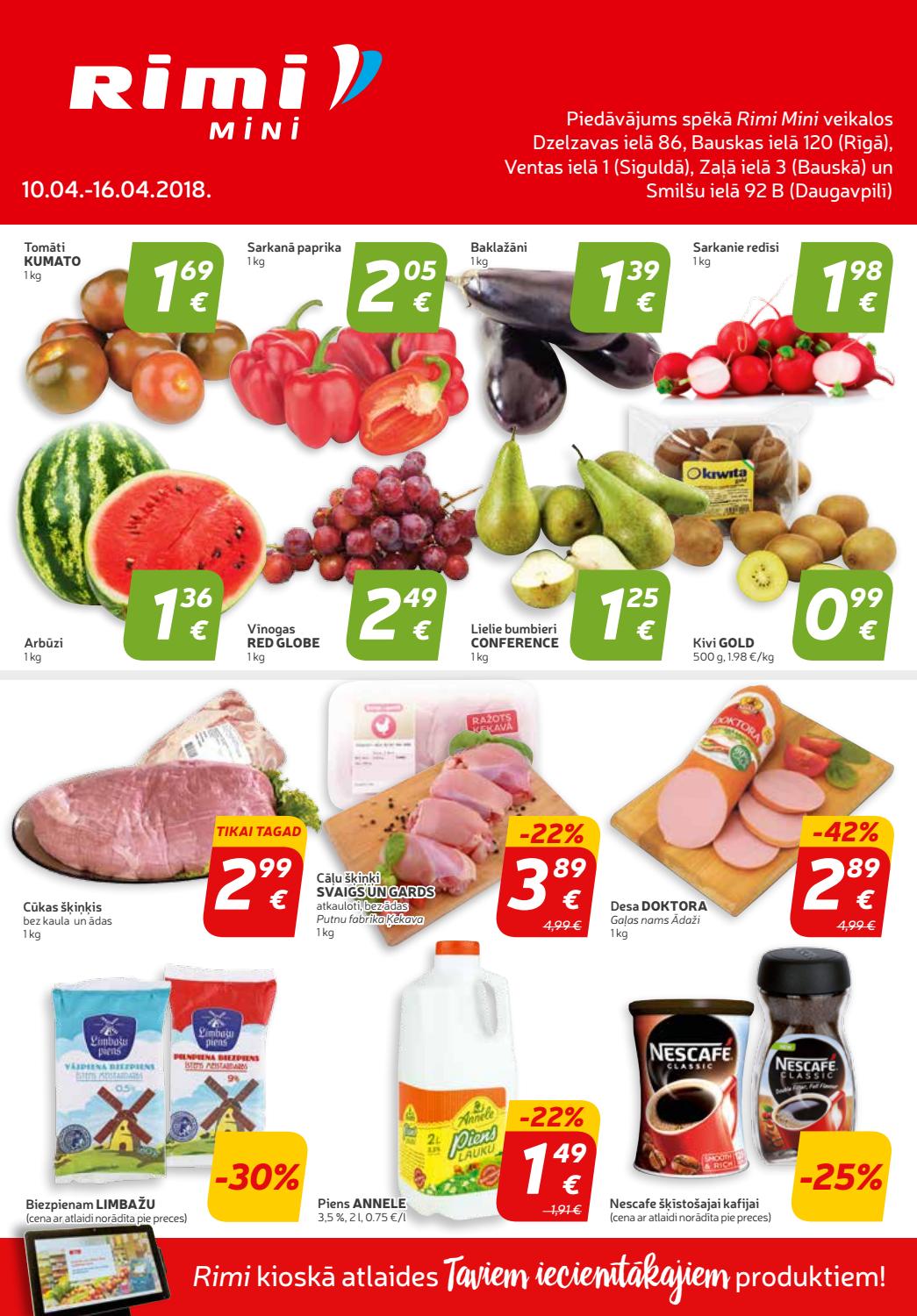 Rimi Mini 10.04.-16.04.2018. by Rimi - Issuu