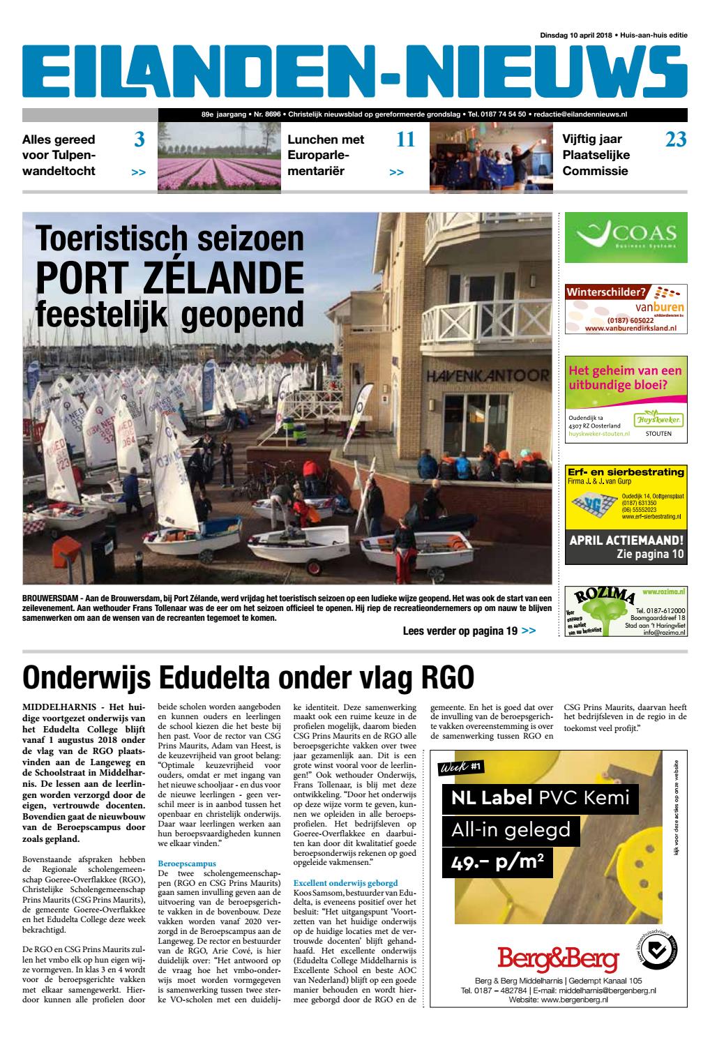 Eilanden-Nieuws 10 april 2018 by Eilanden-Nieuws - Issuu