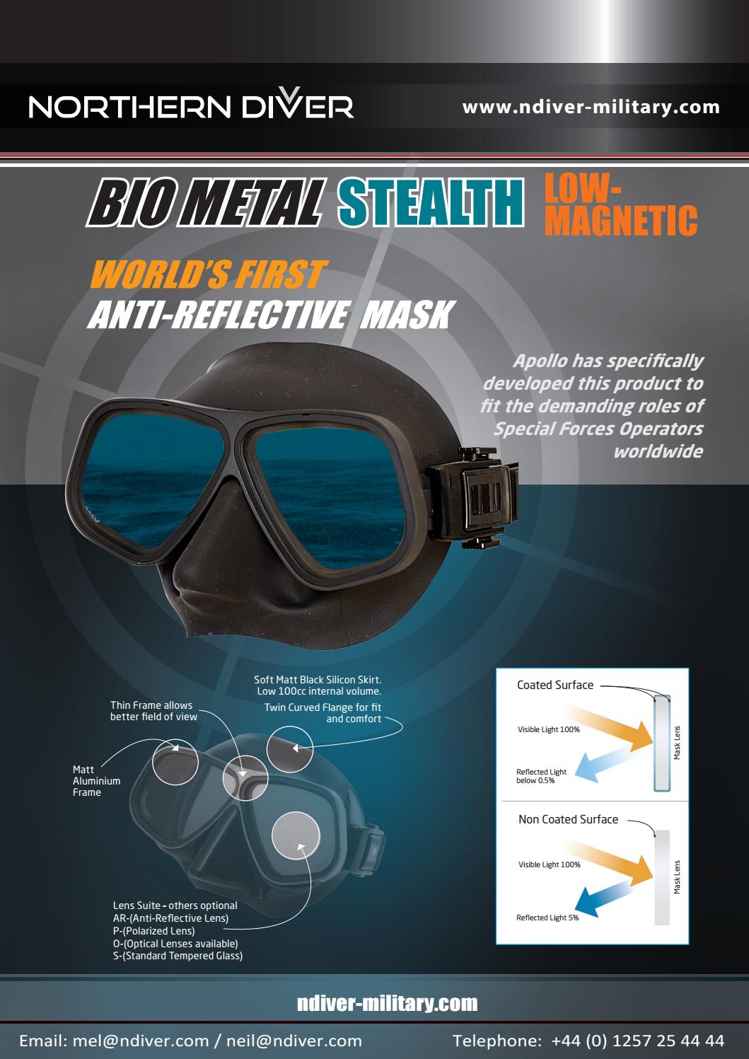 Bio Metal Stealth Non Magnetic Mask Datasheet by Northern Diver UK - Issuu