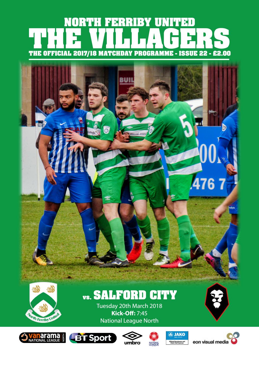 North Ferriby United vs Salford City by Jamie Barwick - Issuu