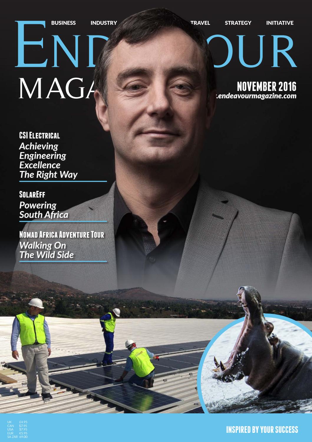 Endeavour Magazine November 2016 by Littlegate Publishing - Issuu