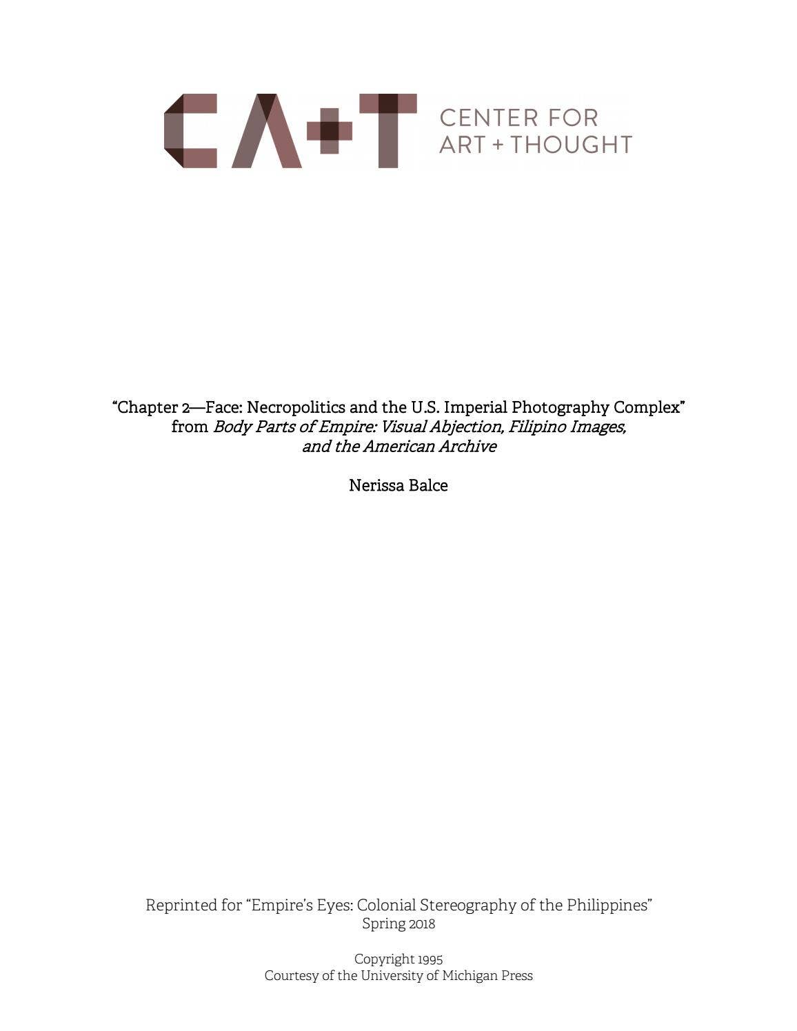 “Chapter 2—Face: Necropolitics and the U.S. Imperial Photography ...