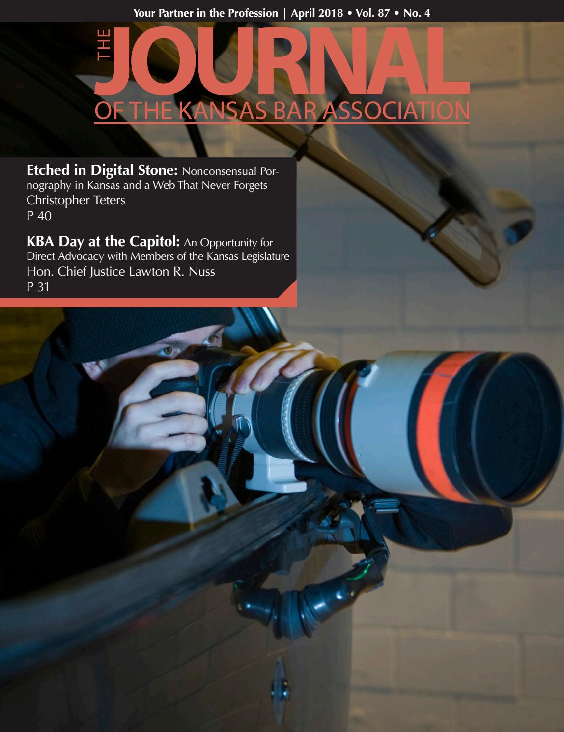 April 2018 Journal by Kansas Bar Association - Issuu