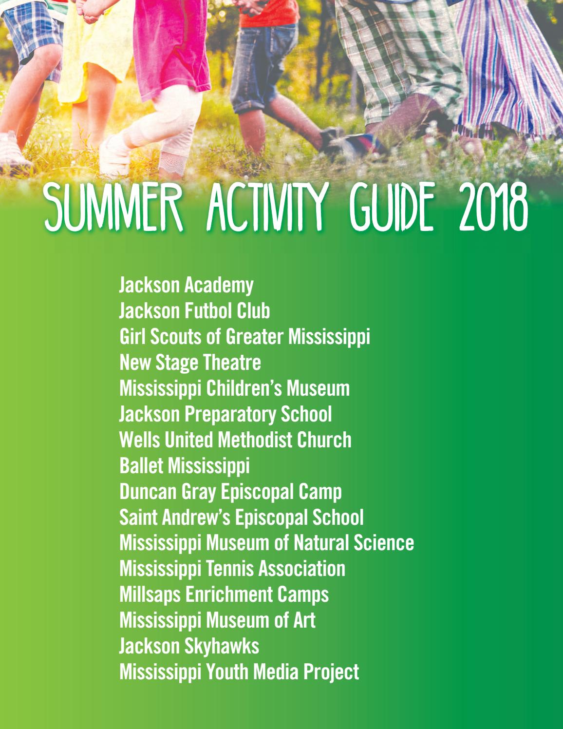 Summer Activities Guide 2018 by Jackson Free Press Magazine - Issuu
