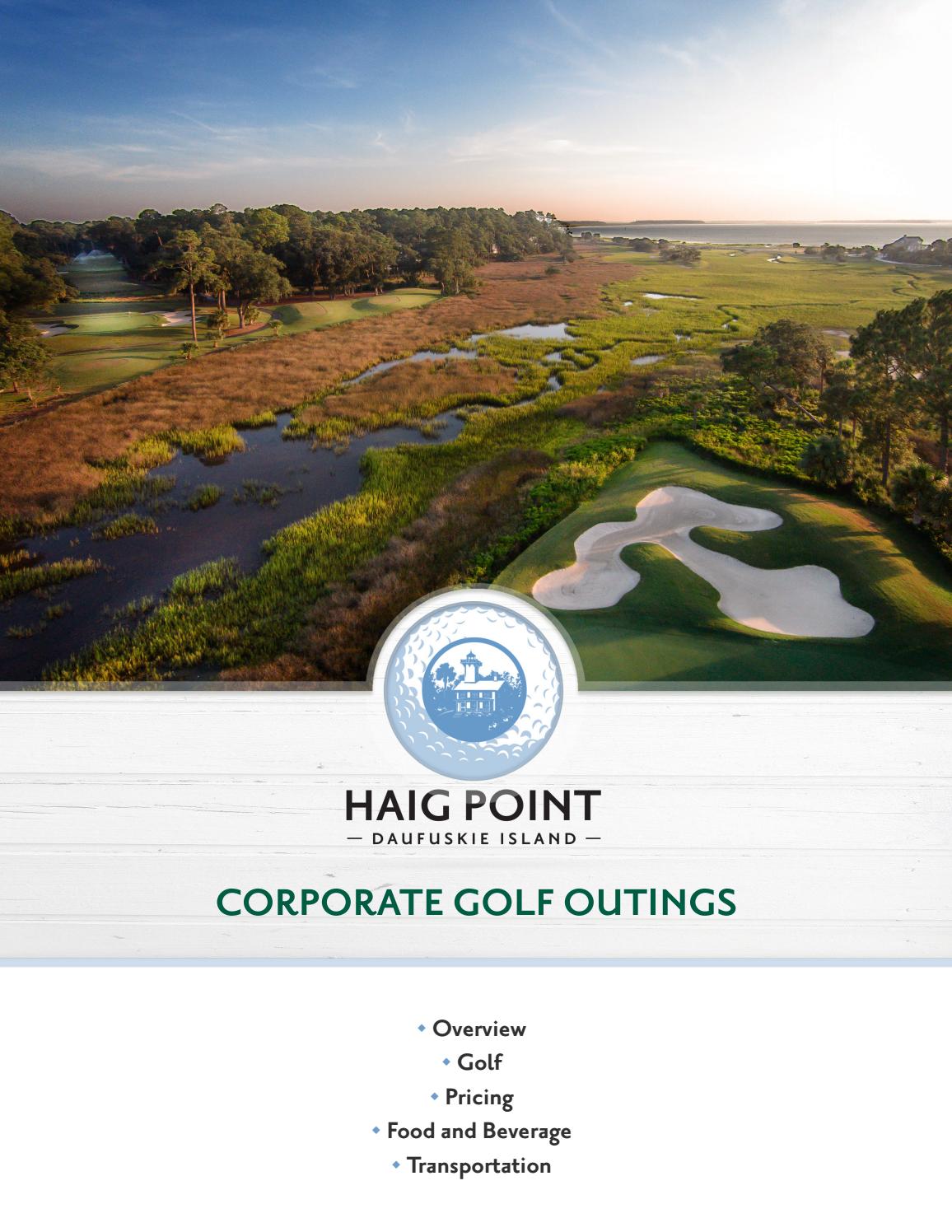Corporate Golf Outing Proposal by Haig Point Club and Community ...