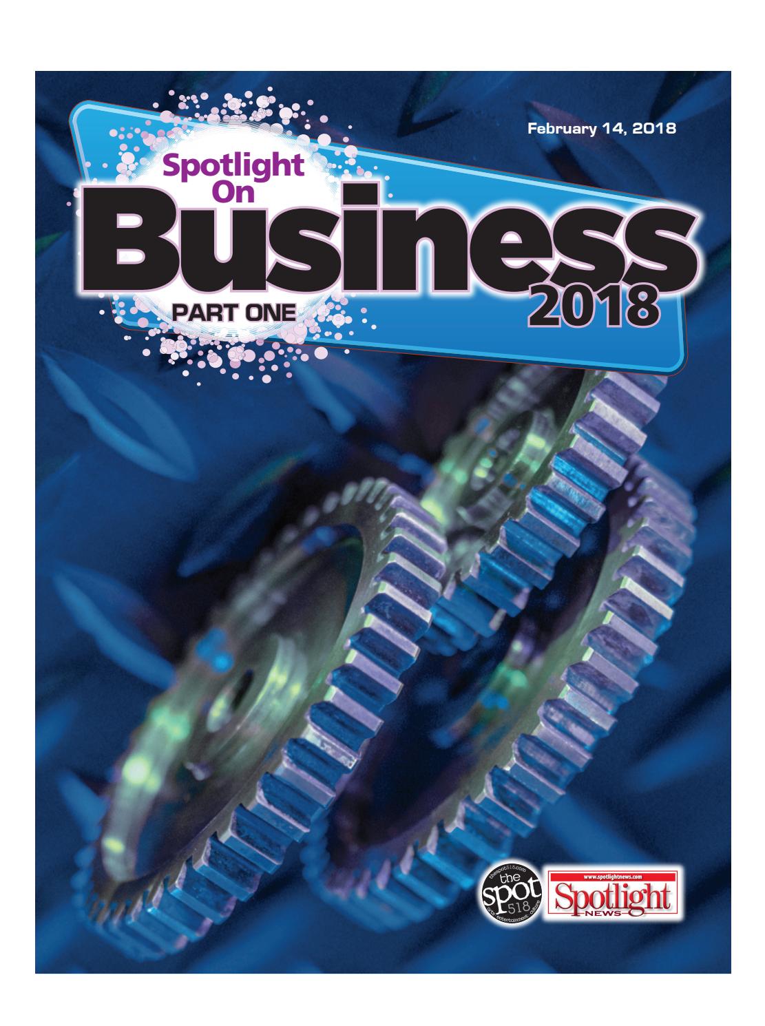 2018 February Spotlight on Business by Spotlight Newspapers - Issuu
