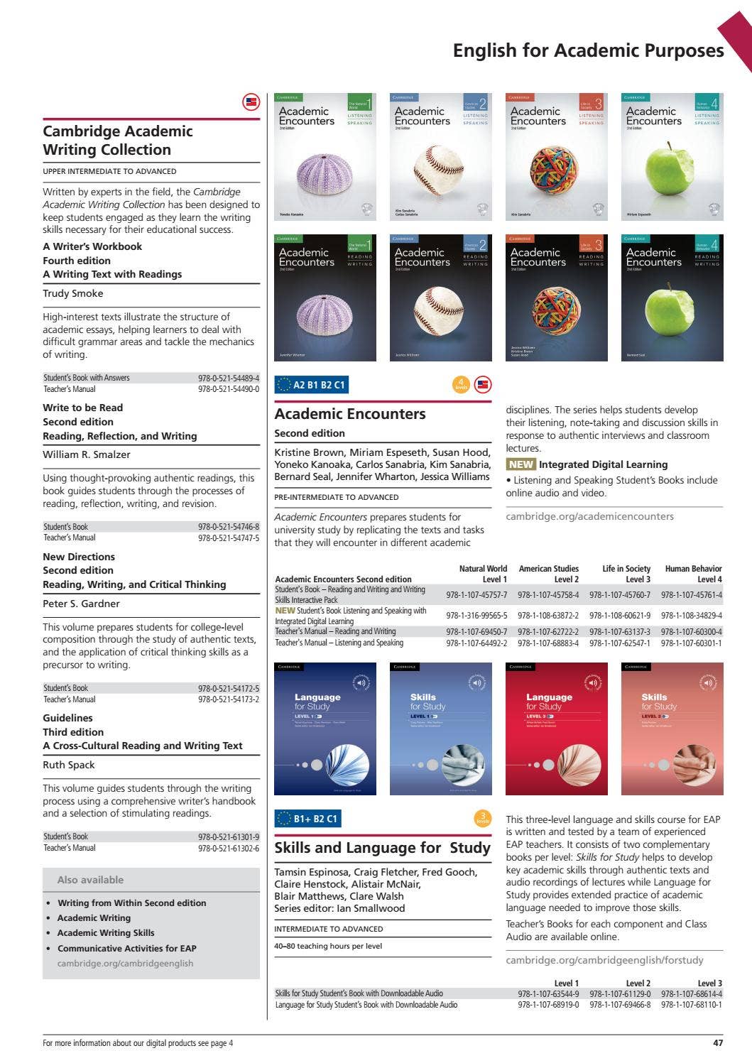 2018 ELT Cambridge University Press International Catalogue Italy by ...