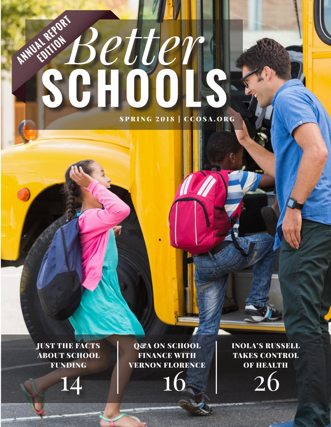 Better Schools, Spring 2018 edition - online by CCOSA - Issuu