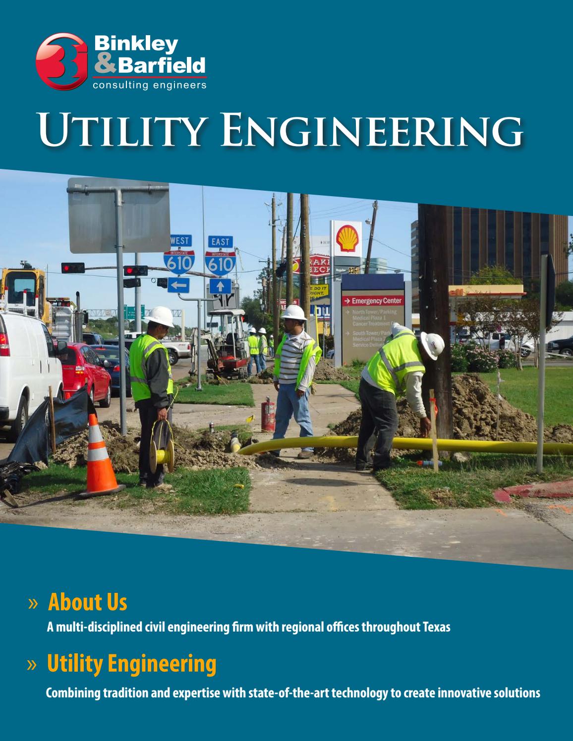 Comprehensive Utility Engineering Brochure - Binkley & Barfield by ...