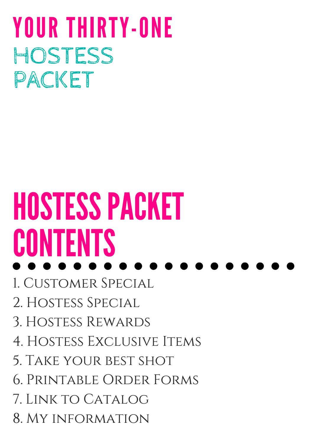 Thirty one hostess packet april 2018 by Marijke Smit Dootson - Issuu