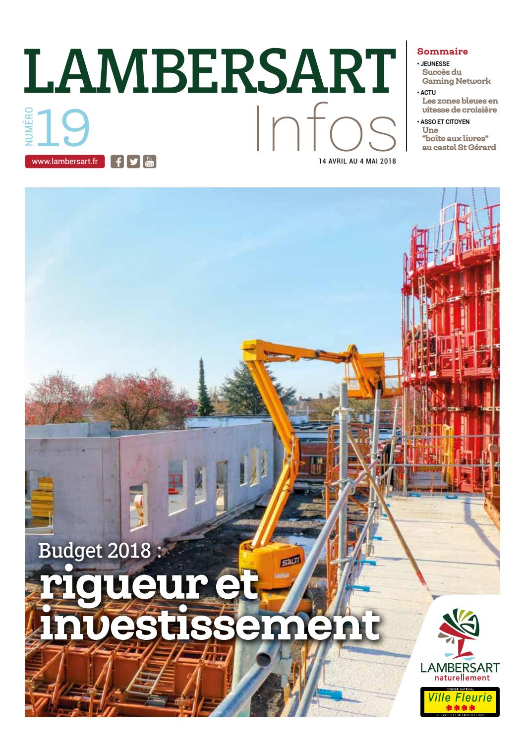 Lambersart Infos du 14 avril au 4 mai 2018 by mairie lambersart - Issuu