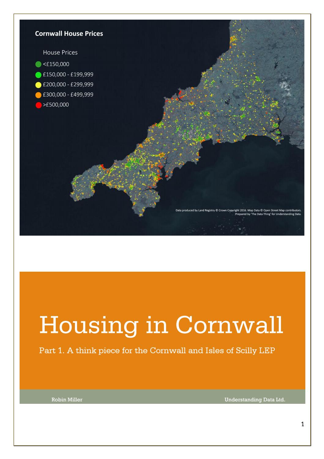 Housing market issues part 1 cornwall by Cornwall and Isles of Scilly ...