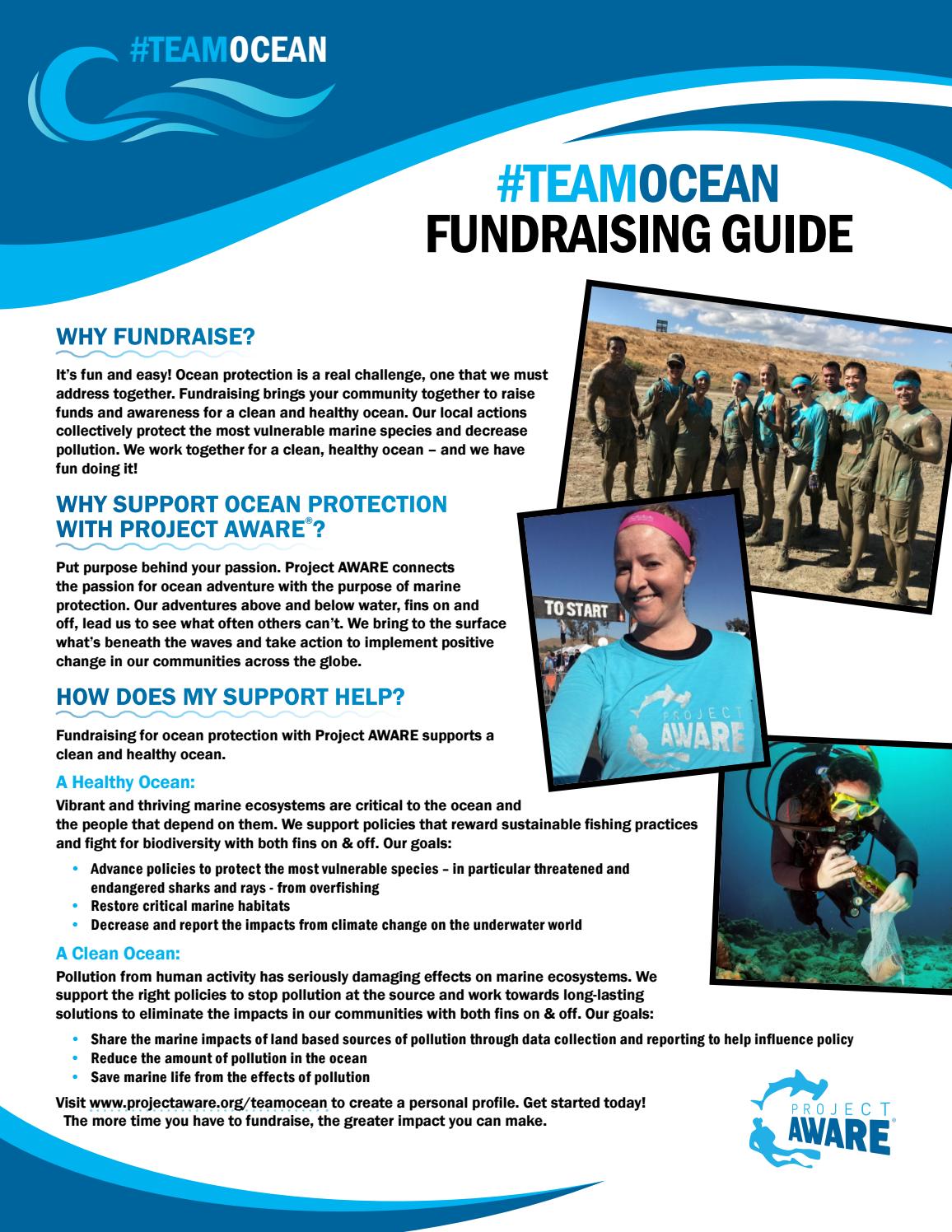 Project AWARE Fundraising Guide by PADI AWARE Foundation - Issuu