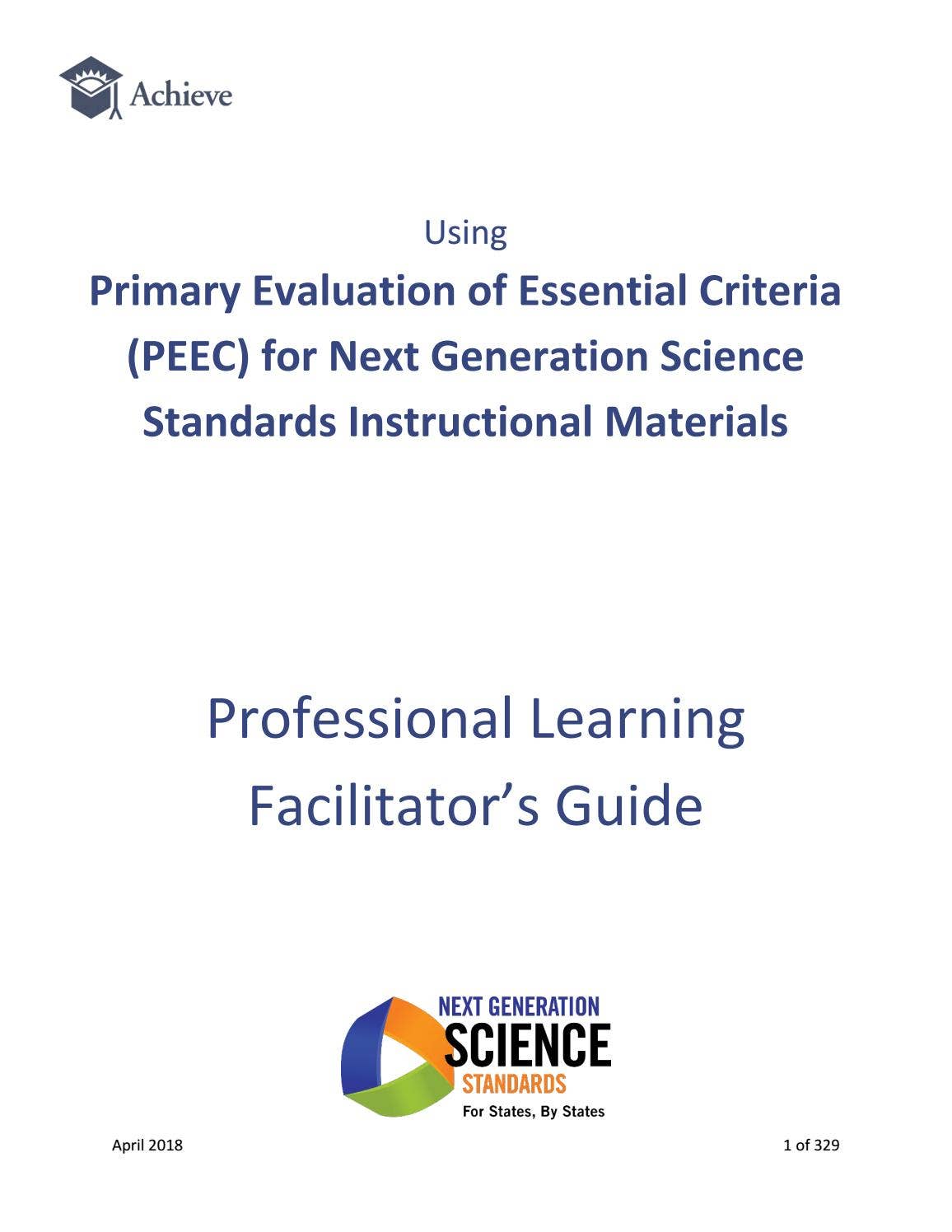 Peec facilitator guide final by NextGenScience - Issuu