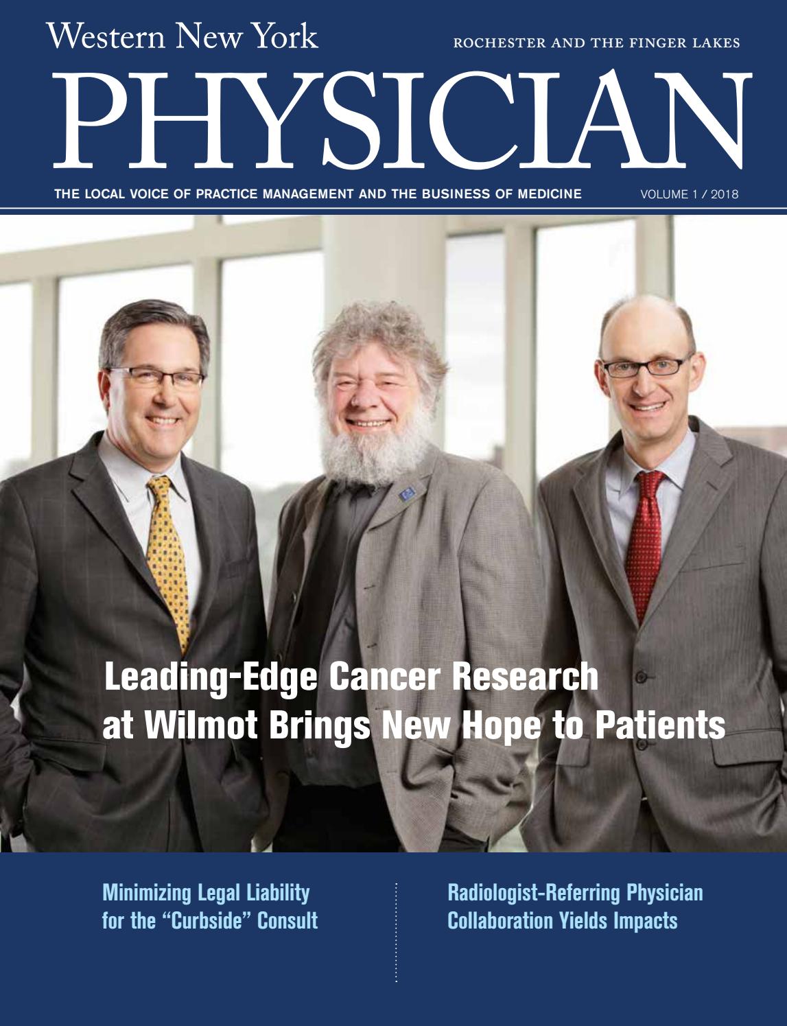 WNYP Roch vol 1 2018 by Western NY Physician: Rochester & Buffalo - Issuu