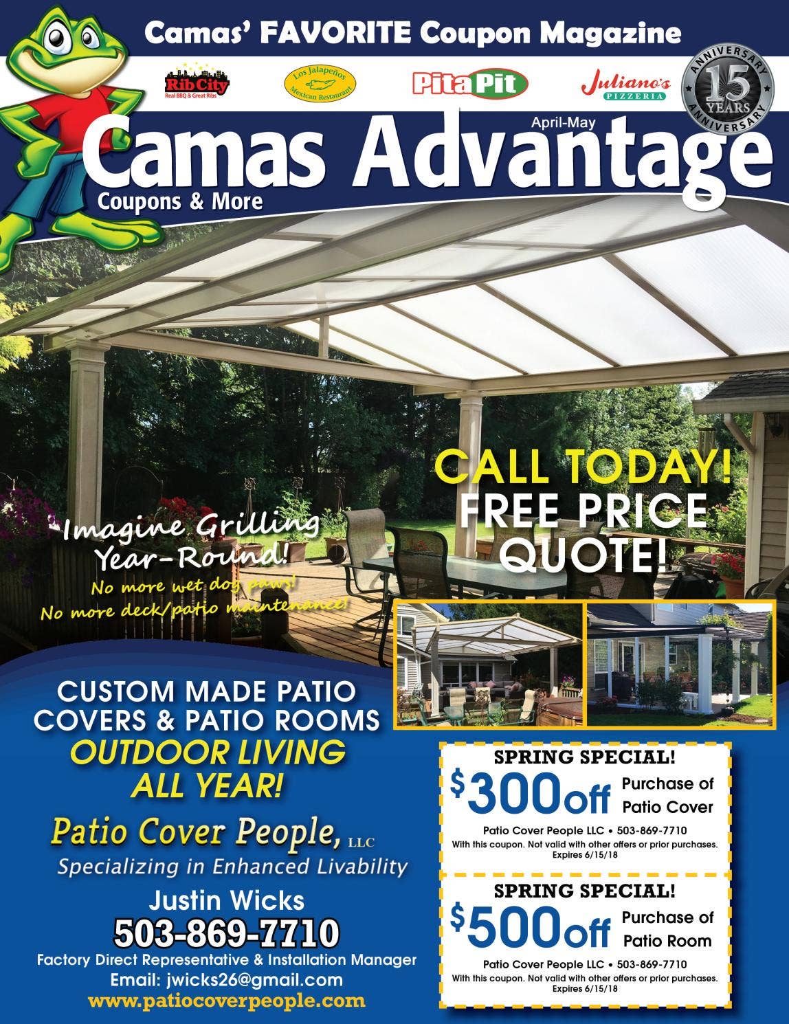 Camas Advantage - April 2018 by Active Media Publishing Group - Issuu