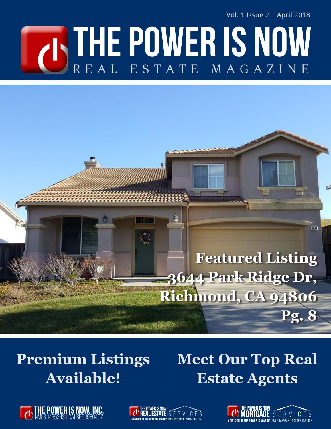 Real Estate Magazine April 2018 by The Power Is Now Media Inc. - Issuu