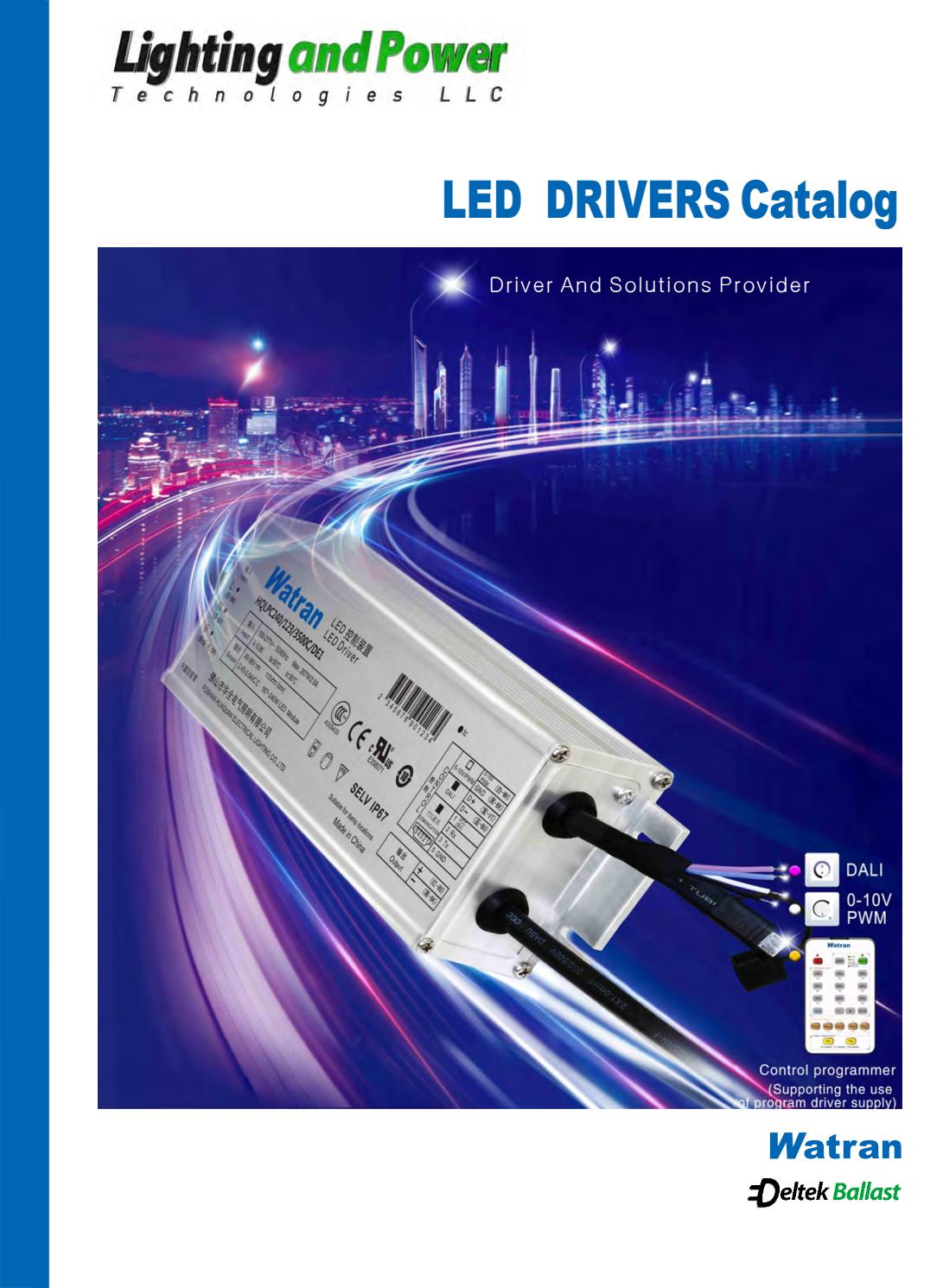 LED Driver Catalog 2018 by Lighting and Power Technologies - Issuu
