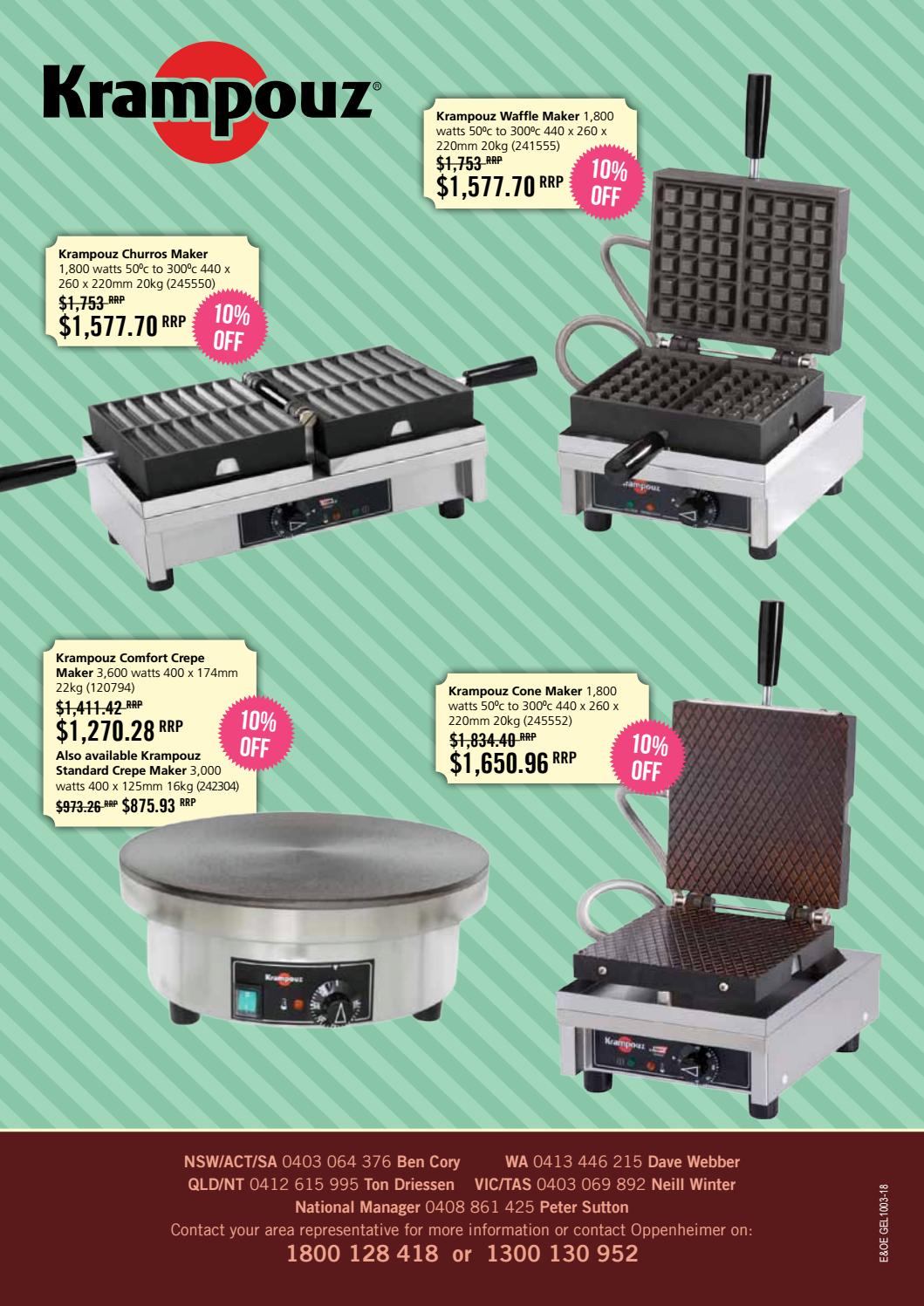Oppenheimer Cafe Range Catalogue by Oppenheimer Pty Ltd - Issuu
