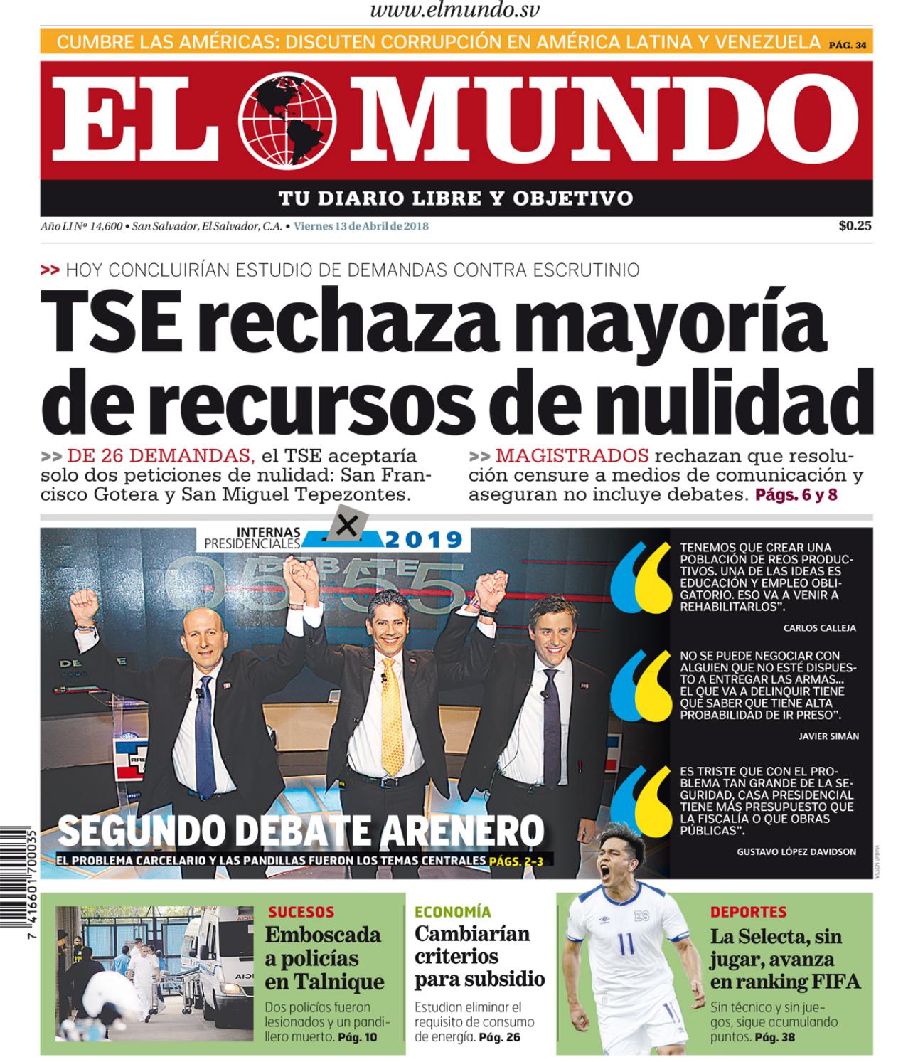 Mundo130418 by Diario El Mundo - Issuu