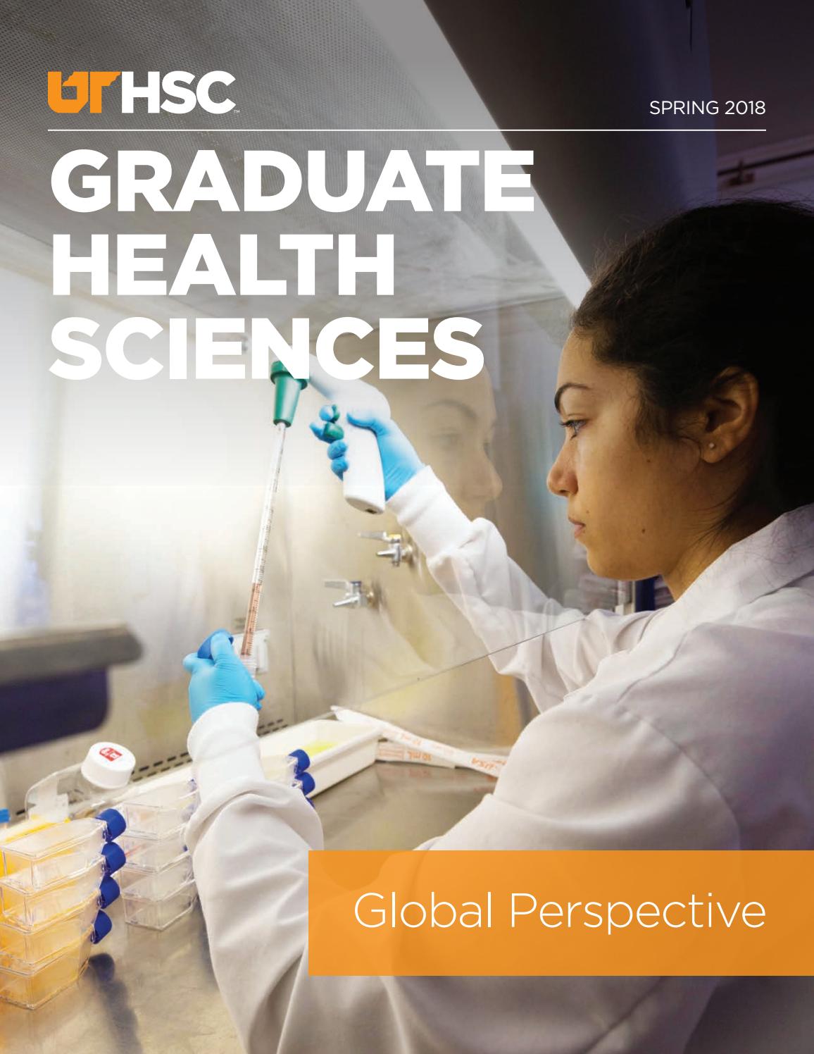 UTHSC College of Graduate Health Sciences Magazine - Spring 2018 by ...