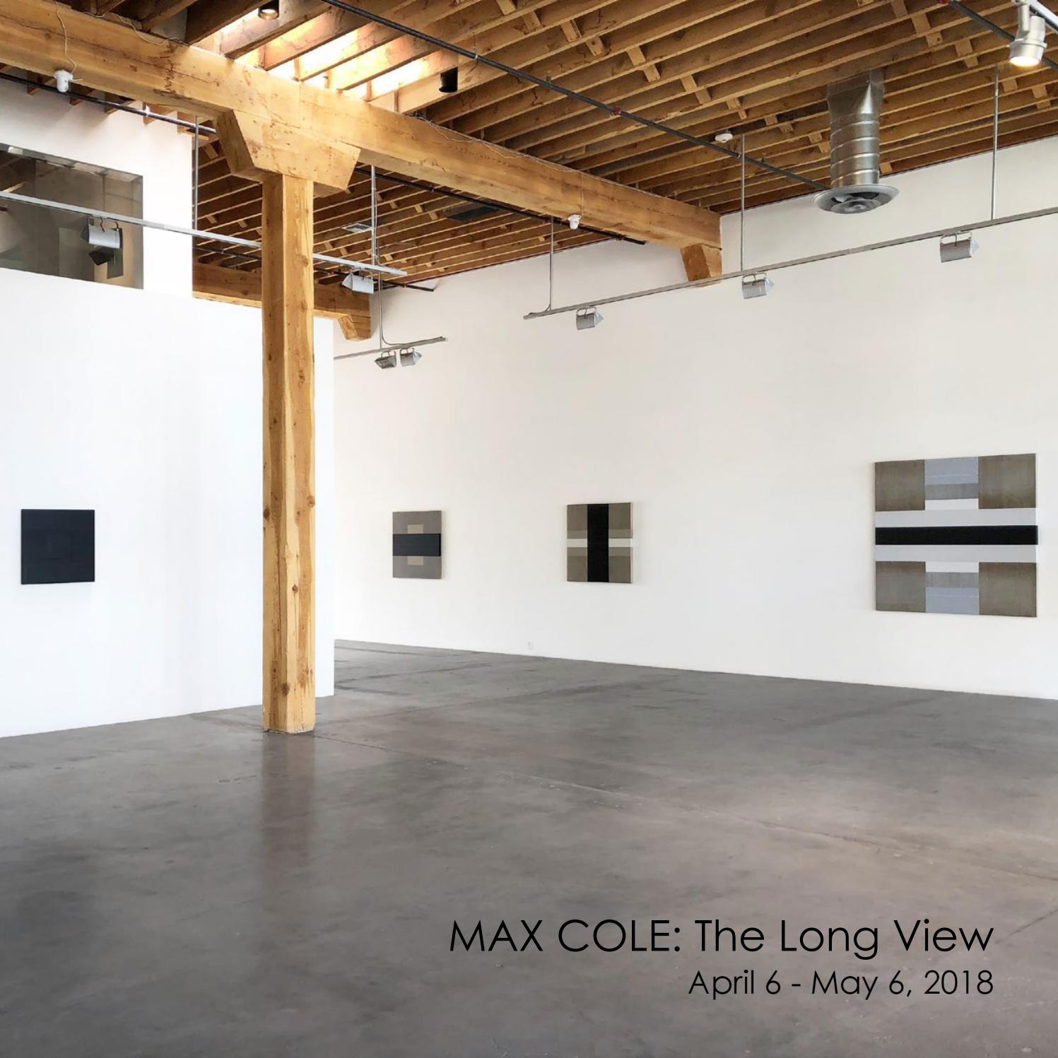 Max Cole: The Long View by Charlotte Jackson Fine Art - Issuu