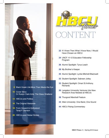 HBCU Times Magazine Spring 2018 Edition by HBCU Times - Issuu
