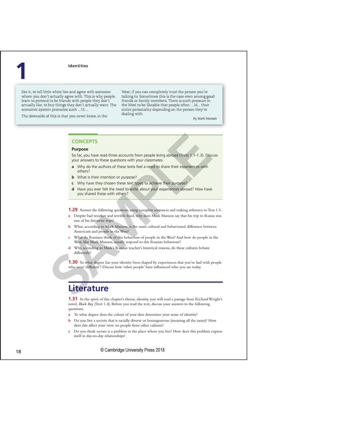 Preview English B for the IB Diploma by Cambridge International ...