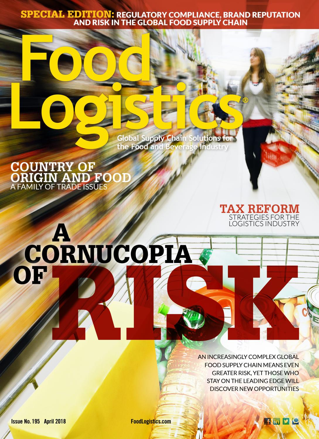 Food Logistics April 2018 by Supply+Demand Chain/Food Logistics - Issuu