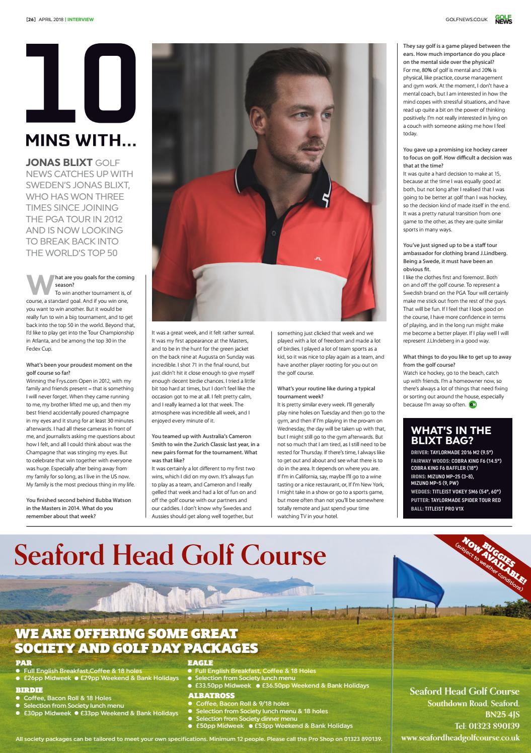 Golf News April 2018 by Golf News - Issuu