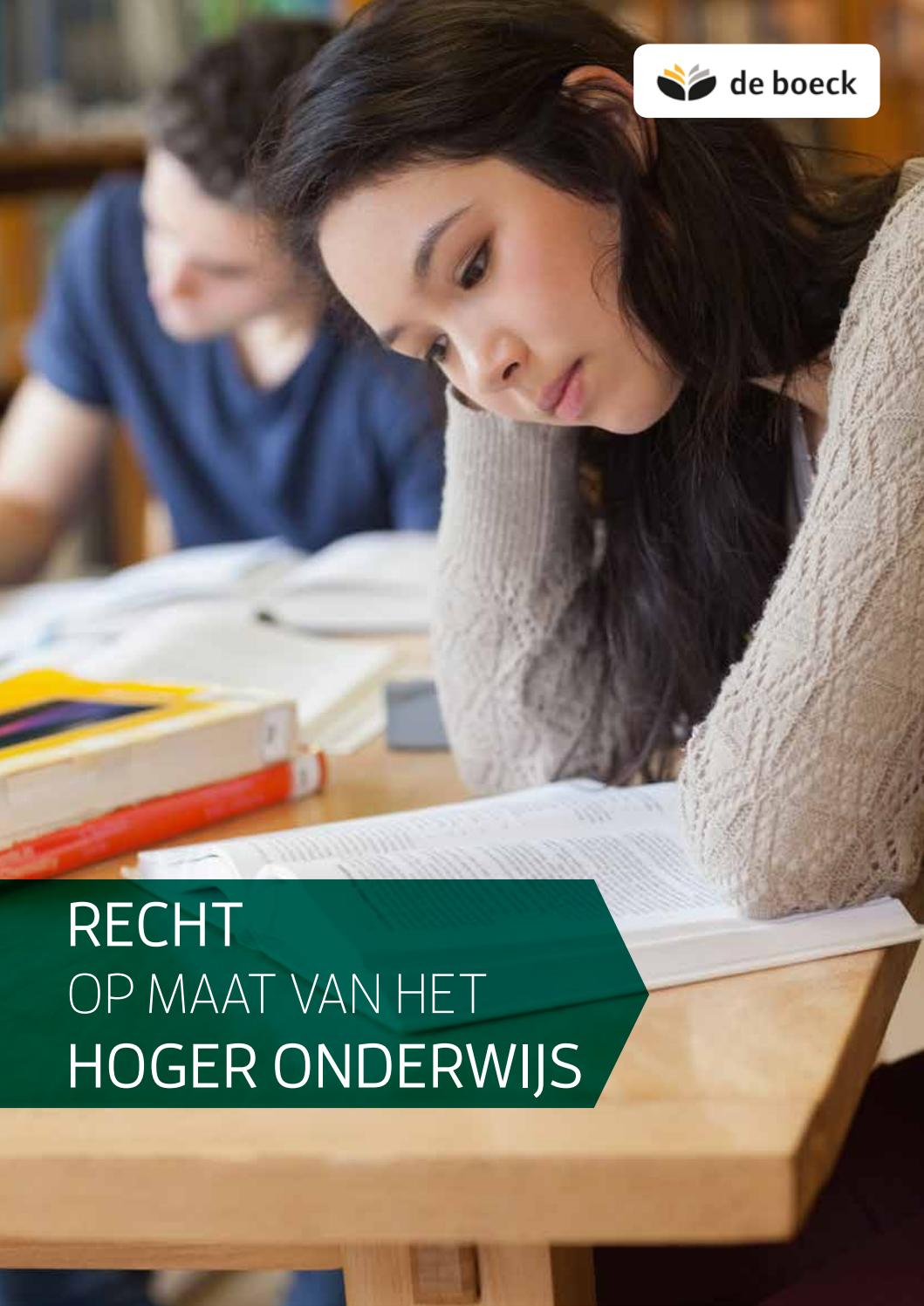 Folder recht - De Boeck by VAN IN - Issuu
