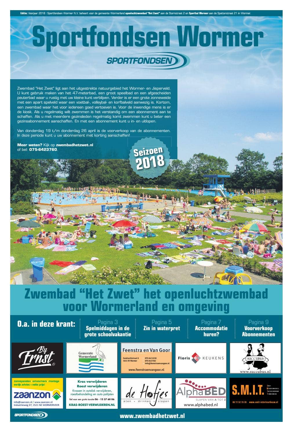 Zwembad Zwet by MDH Uitgeverij - Issuu