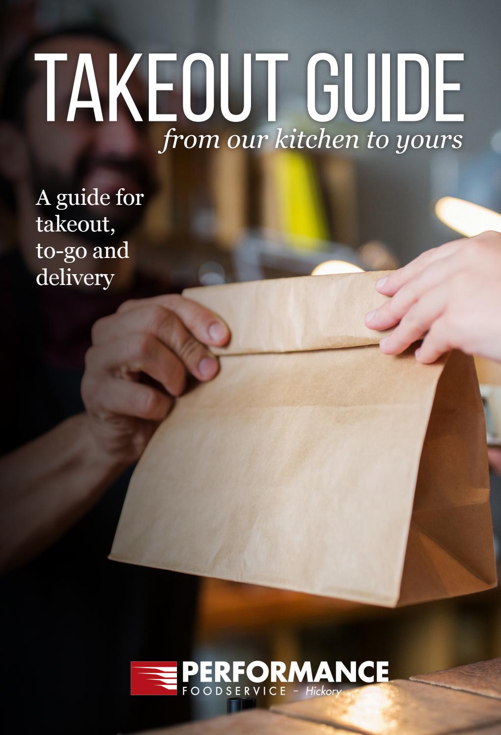 Takeout guide by Performance Foodservice - Issuu
