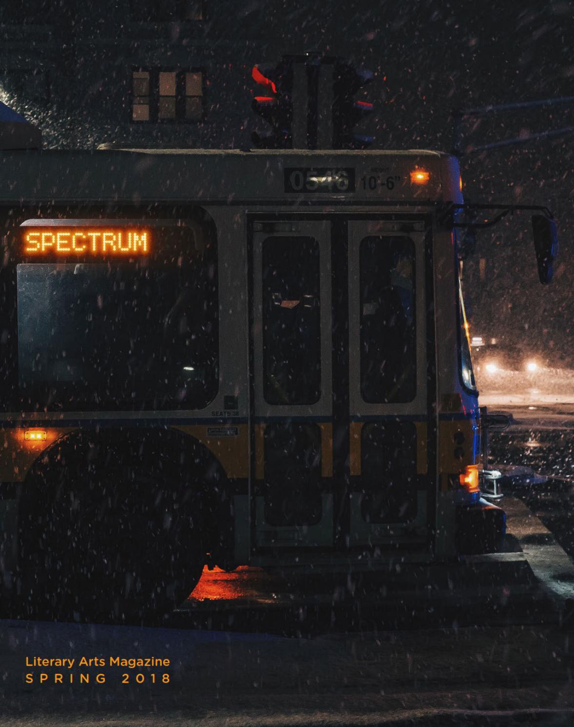 Spectrum Literary Arts Magazine: Spring 2018 by Northeastern University ...