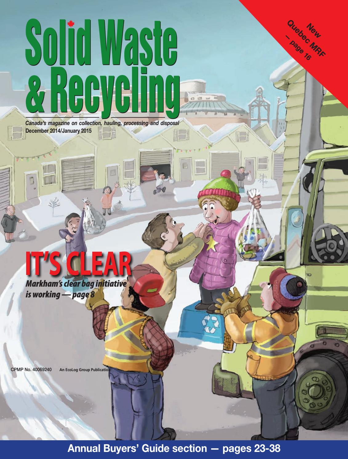 Solid Waste & Recycling December 2014 / January 2015 by Annex Business ...