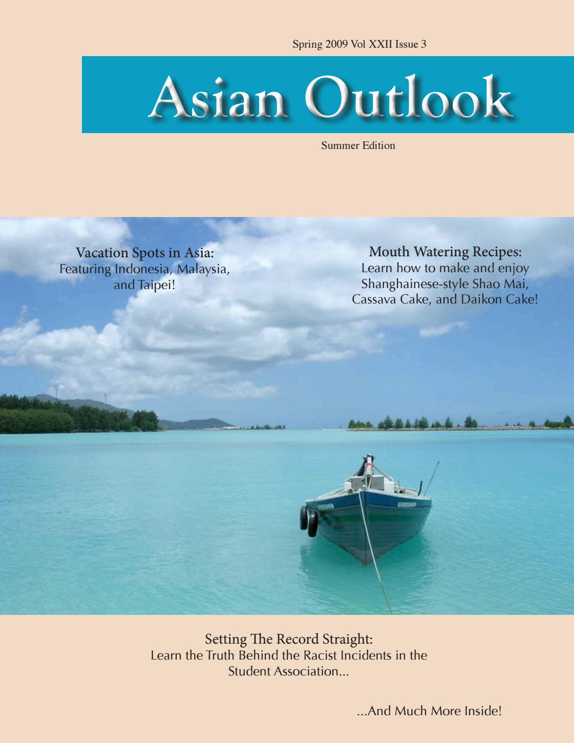 Asian Outlook Spring 2009 Issue #3 by Asian Outlook - Issuu
