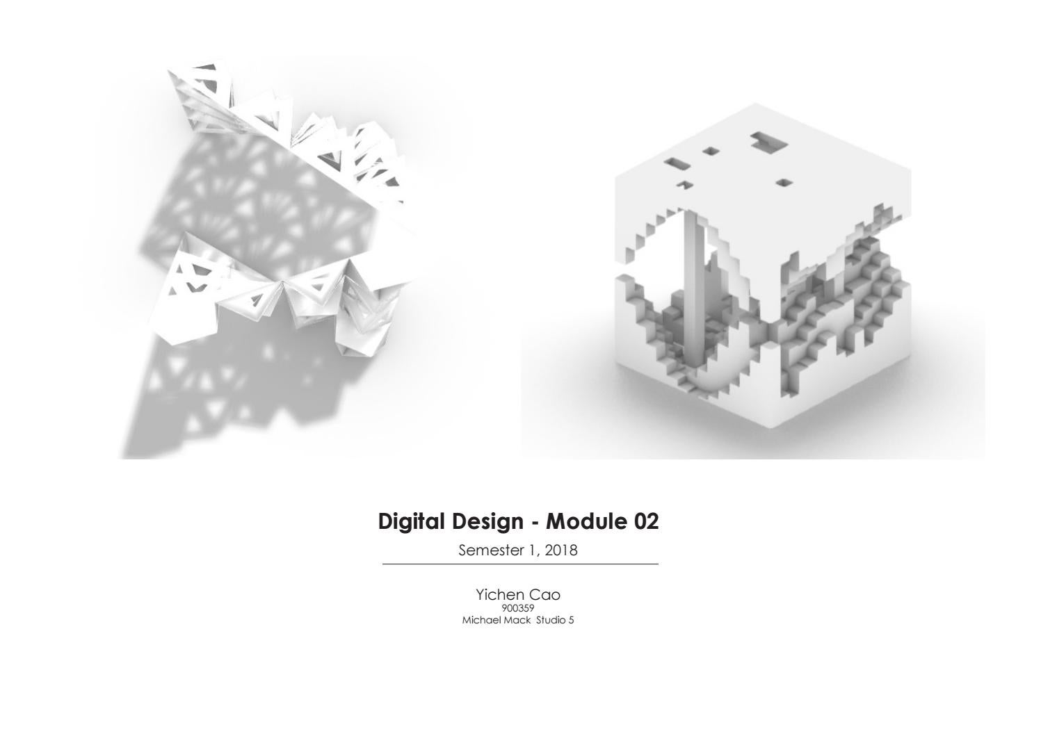 Digital Design Module2 Journal by YICHEN_CAO - Issuu