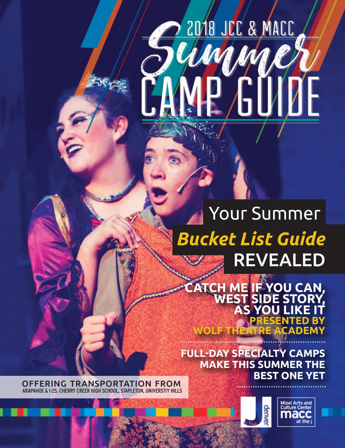 2018 Summer Camps Brochure v2 by Staenberg–Loup Jewish Community Center - Issuu