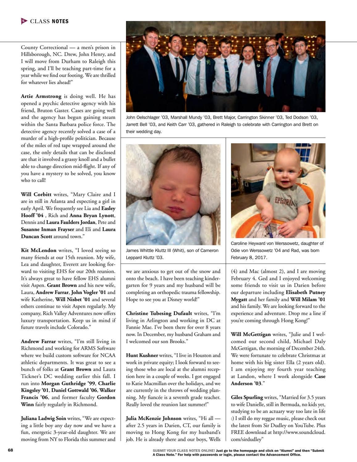 EHS Magazine Spring 2018 by Episcopal High School - Issuu