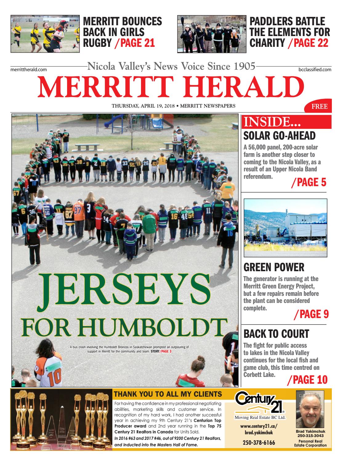 Merritt Herald April 19, 2018 by Merritt Herald - Issuu
