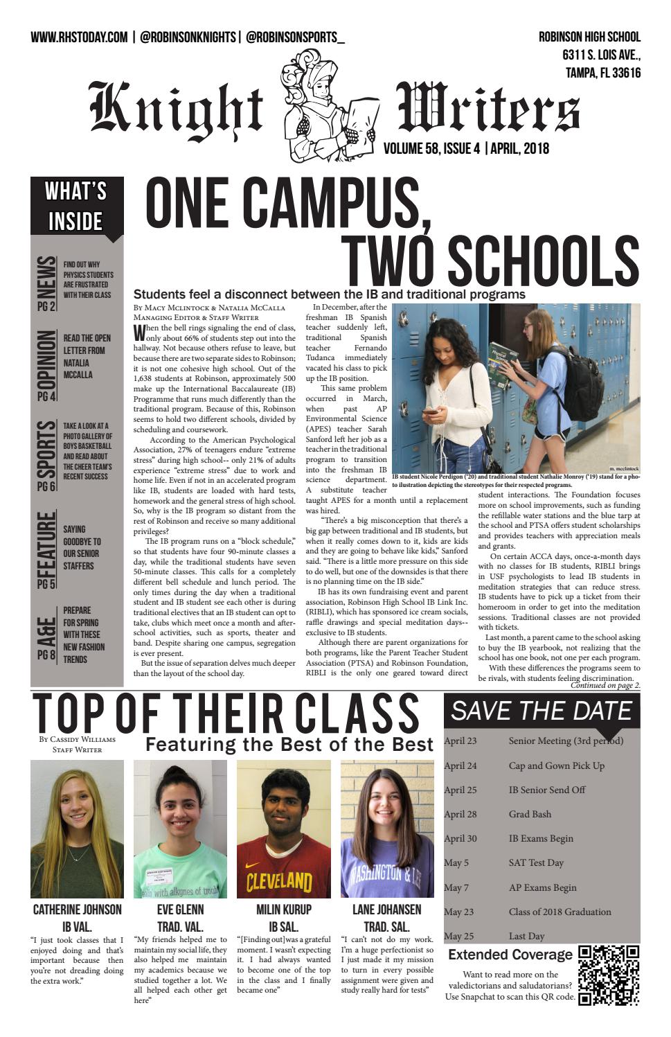 Knight Writers vol 58 issue 4 | April 2018 by Knight Writers - Issuu