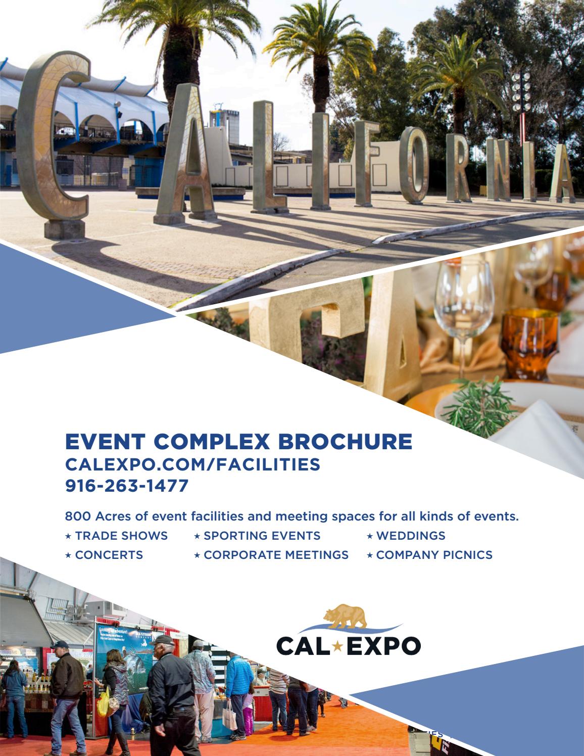 Cal Expo Facility Brochure by CA State Fair - Issuu