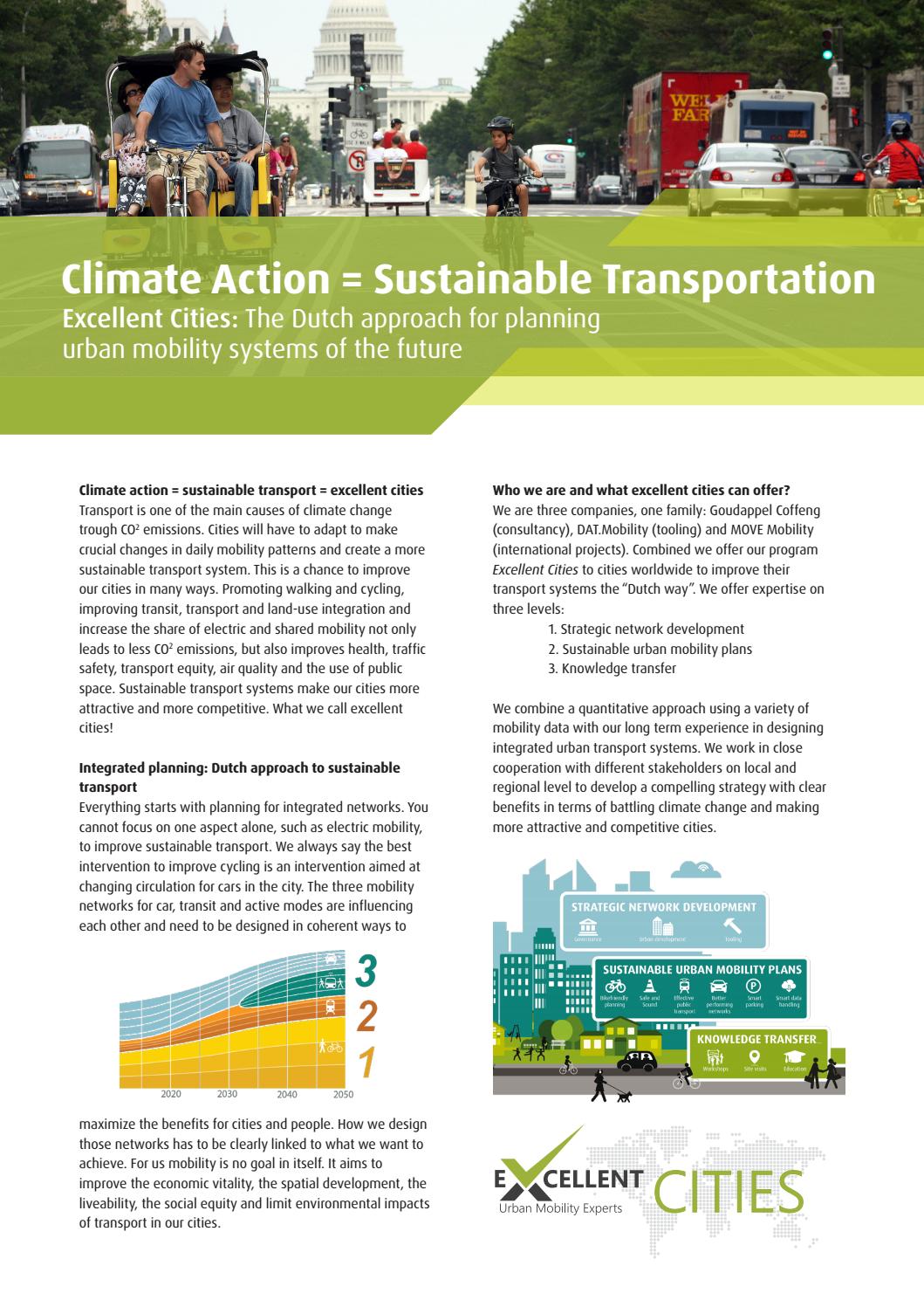 Climate Action - Sustainable Transportation by Goudappel - Issuu