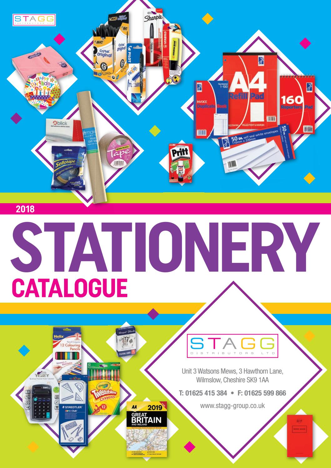 STAGG Stationery Catalogue HO 2018 by STAGG Distributors - Issuu