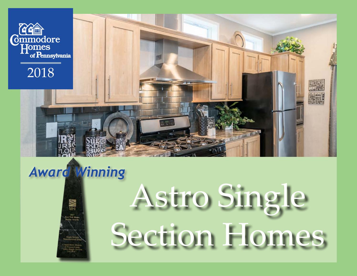 Commodore Homes of Pennsylvania Astro Singles 2018 by Commodore Homes ...