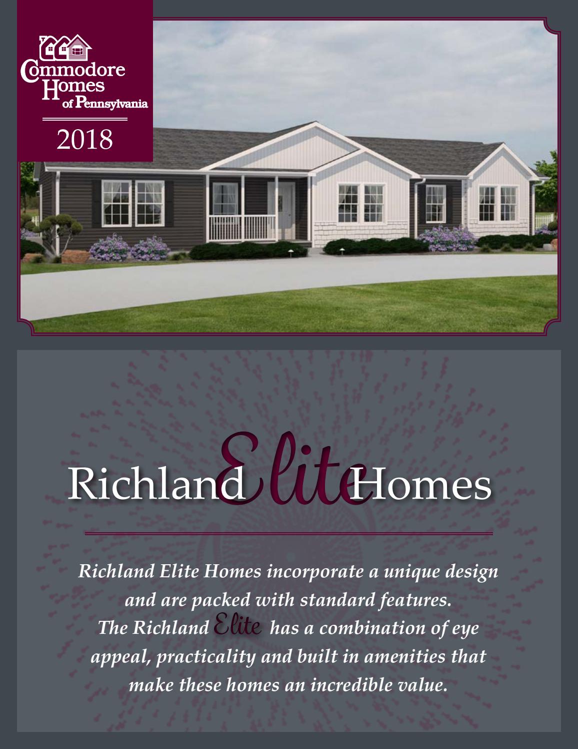 Commodore Homes of Pennsylvania Richland Elite 2018 by Commodore Homes ...