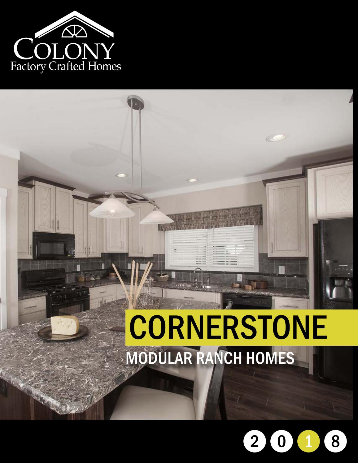 Colony Homes Cornerstone Modular Ranch 2018 by Commodore Homes, LLC - Issuu