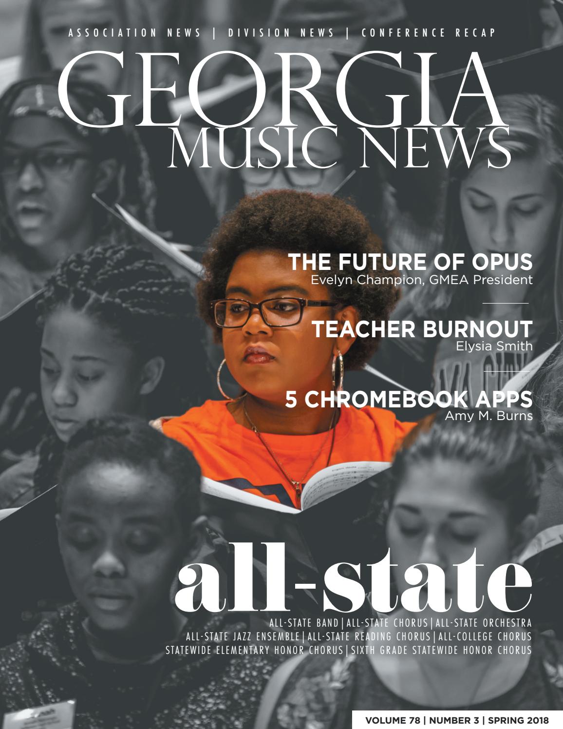 2017-2018 Georgia Music News | Spring by Georgia Music Educators ...