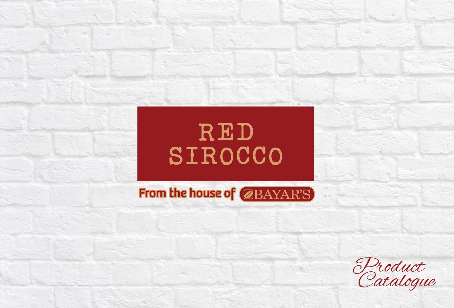 Red Sirocco Coffee - Product Catalogue by Vatitude - Issuu