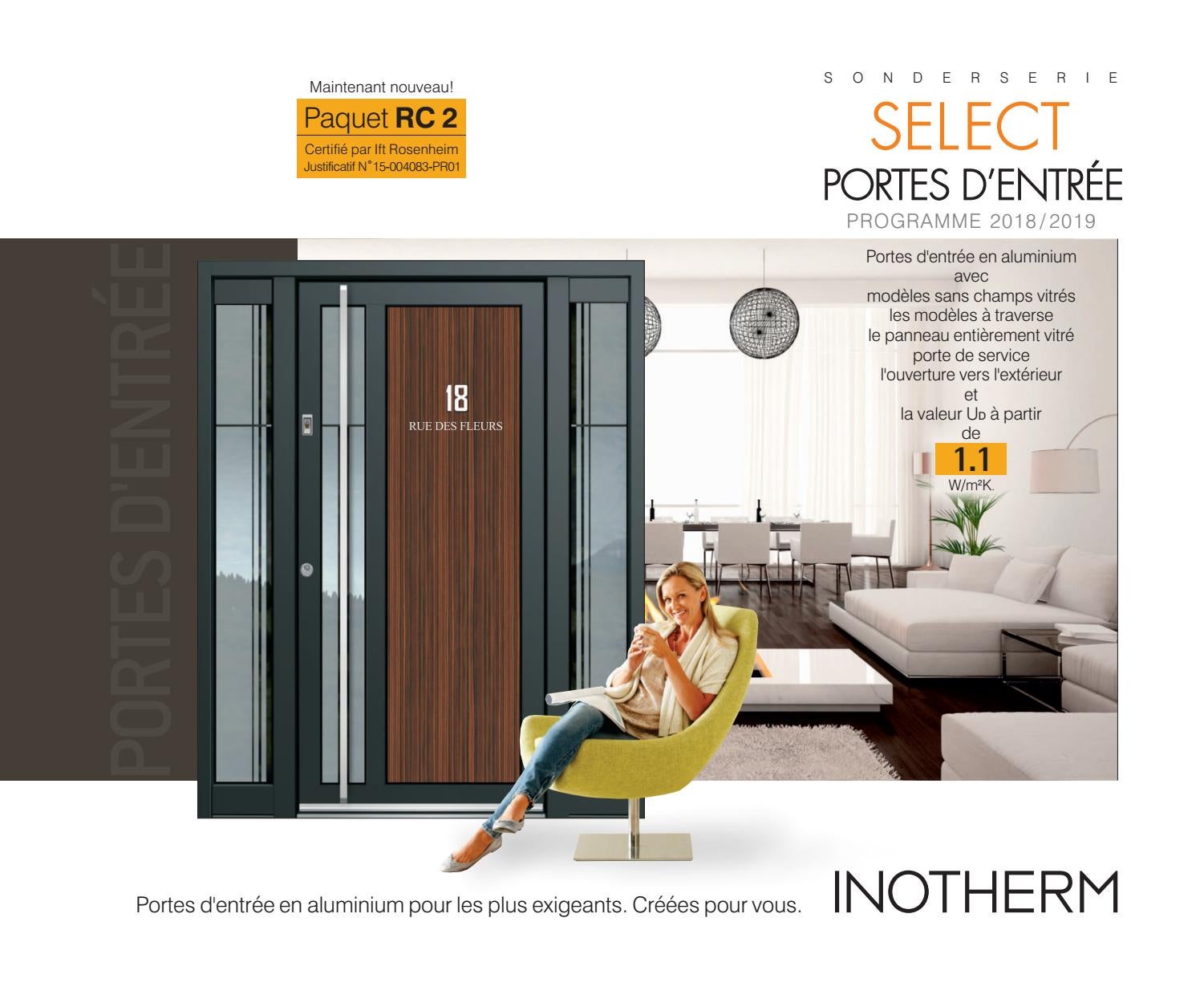 INOTHERM Sonderserie SELECT (FR) by INOTHERM aluminium doors - Issuu